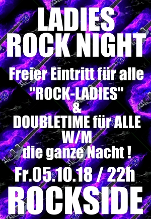Rockside Ulm Freitags & Samstags ab 21.00 h - 5 h